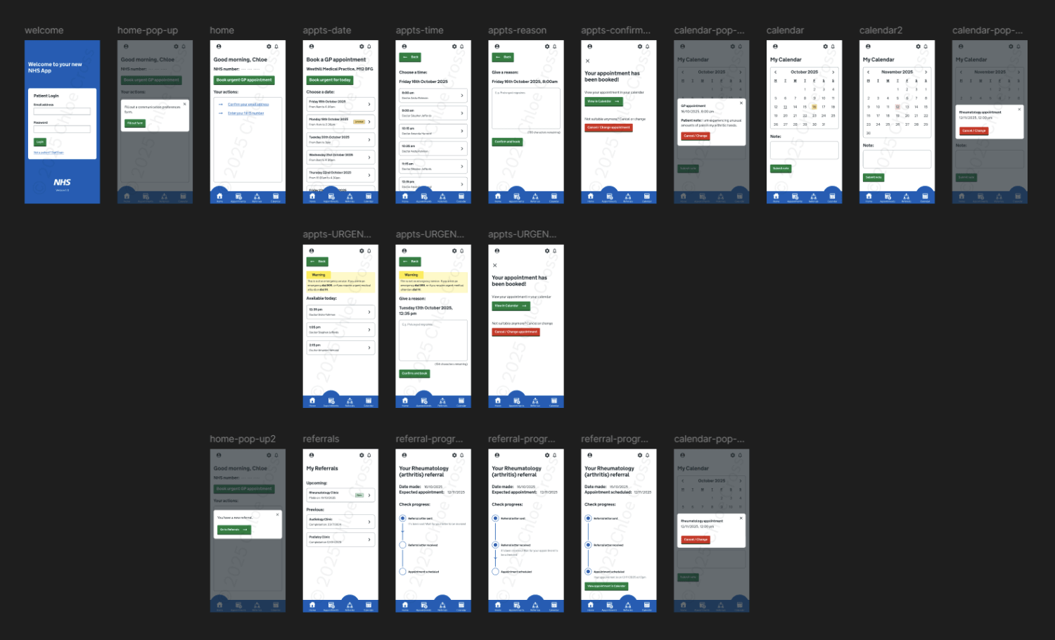 NHS Redesign – Chloe Crxxs